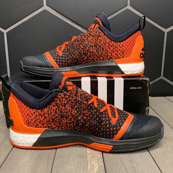 adidas | Shoes | New Adidas On Court Crazylight Orange Black Shoes ...